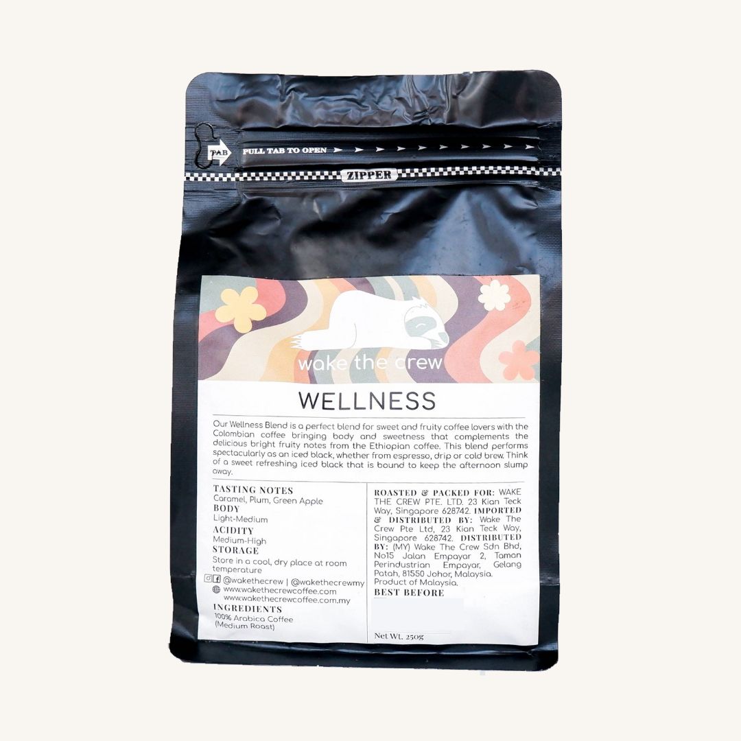 Wellness Coffee Bean Blend (Medium Roast)– Wake The Crew