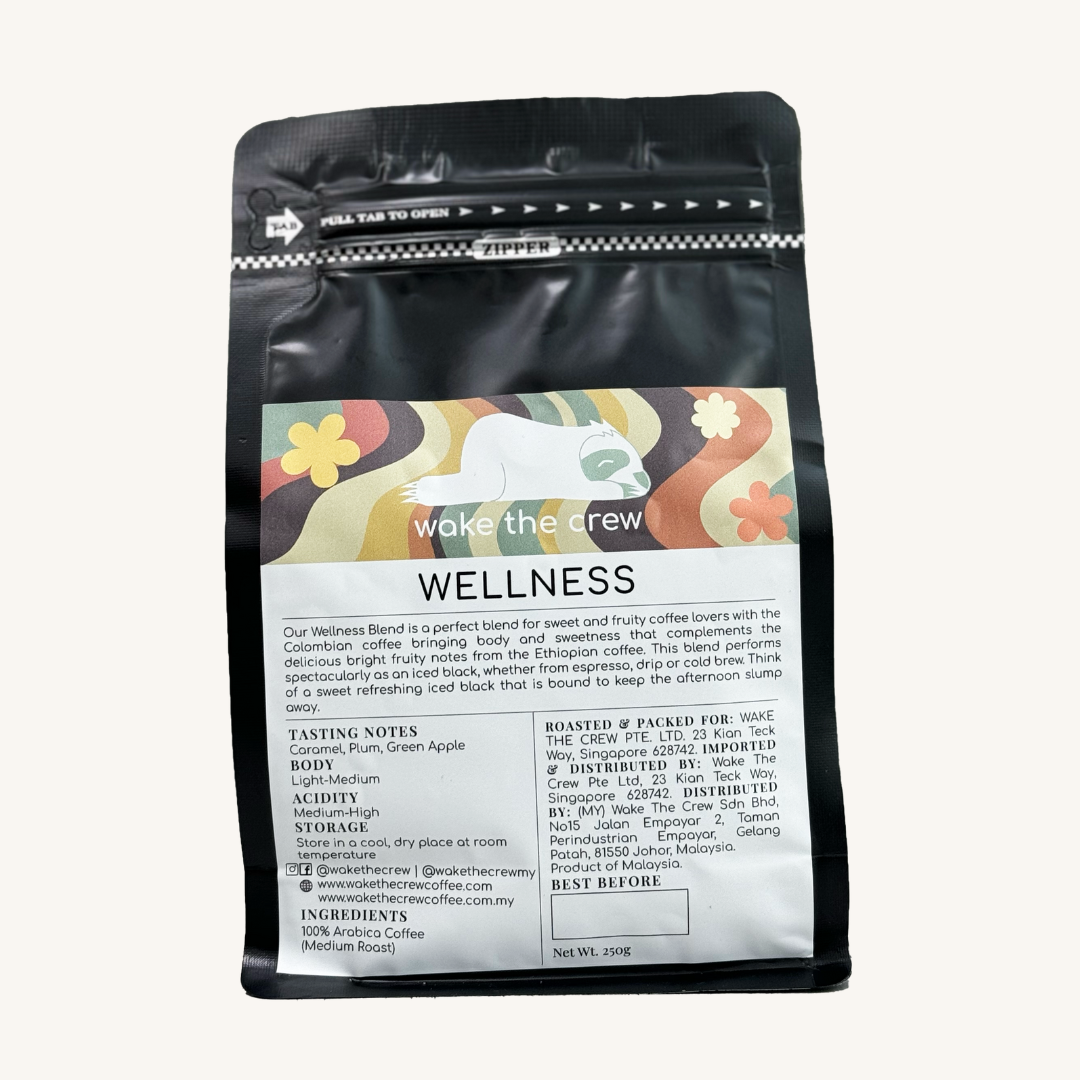 Wellness Coffee Bean Blend (Medium Roast)– Wake The Crew