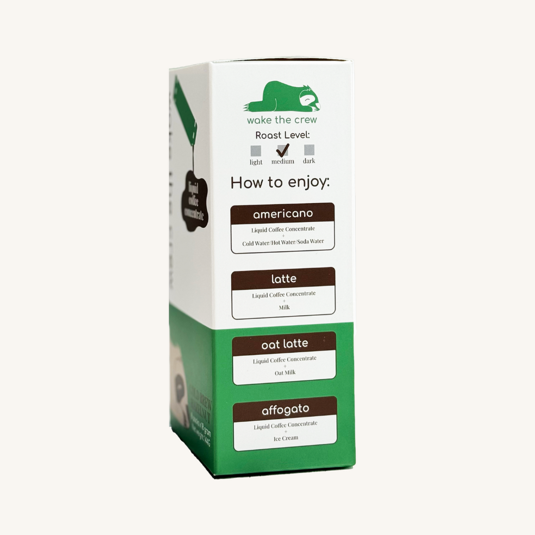 Hazelnut Liquid Coffee Concentrate Sachet– Wake The Crew