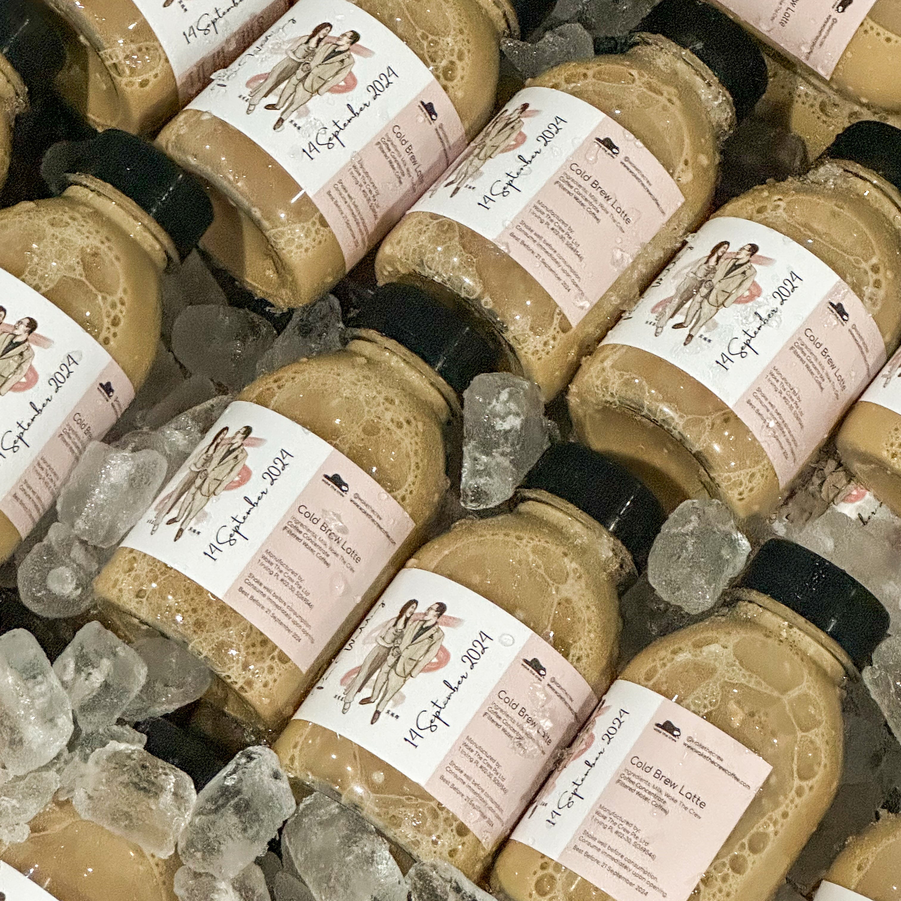 Cold Brew for SG Wedding | Customised Cold Brews– Wake The Crew